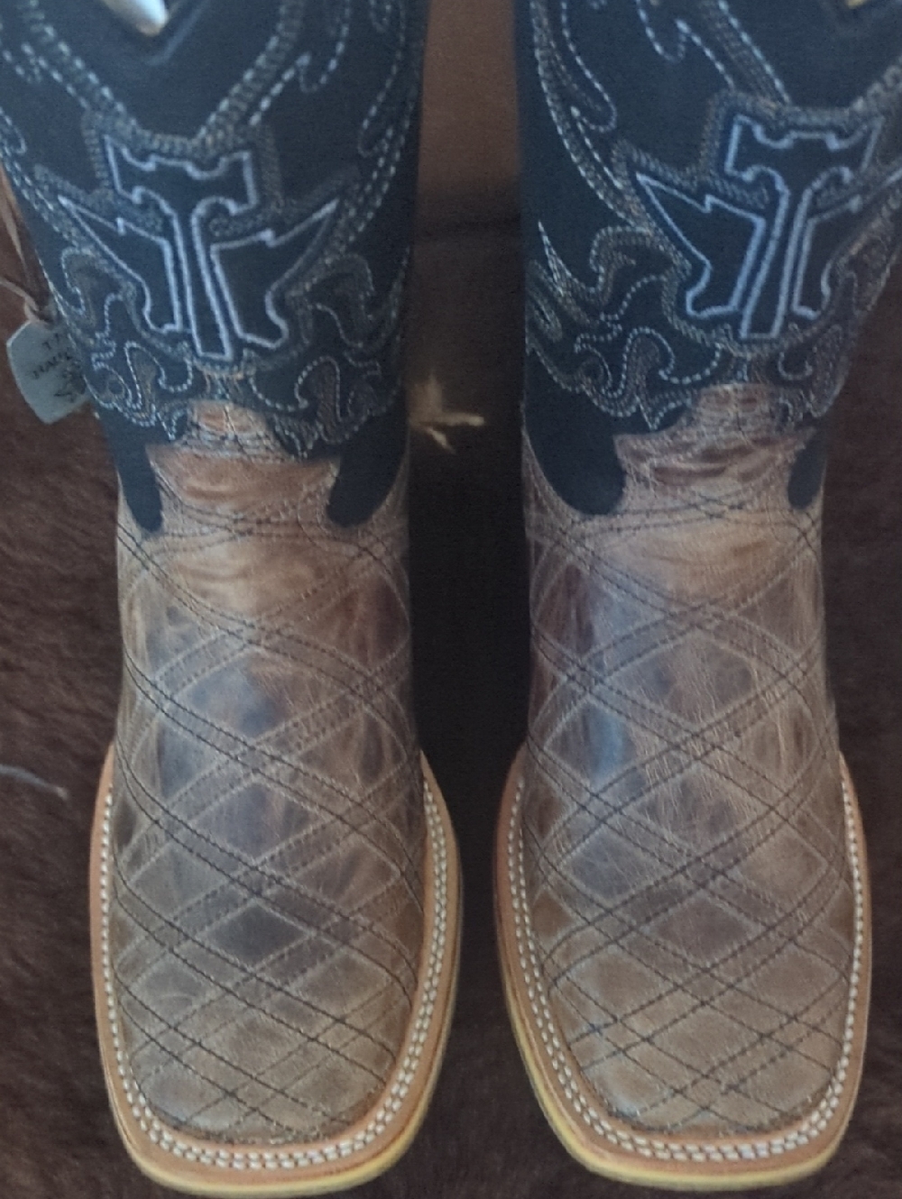 Tin Haul | Shoes | Tin Haul Mens Whats Your Angle Square Toe Cowboy ...
